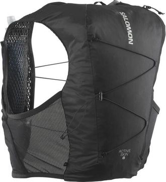 Salomon Rucksack ACTIVE SKIN 8 SET BLACK/METAL