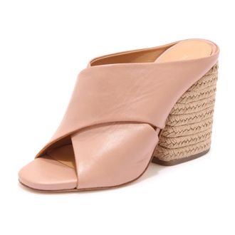 Paloma Barceló Femme, Chaussures, Rose, Taille: 36 EU Sandale en cuir Venus Napa Taupe de Paloma Barceló