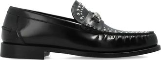 Versace mocassins Medusa 95 à détails de clous - Noir
