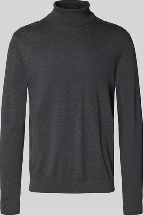 Selected Rollkragenpullover mit gerippten Abschlüssen