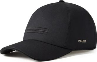 Ermenegildo Zegna unisex, Accessoires, Noir, Taille: L Casquette