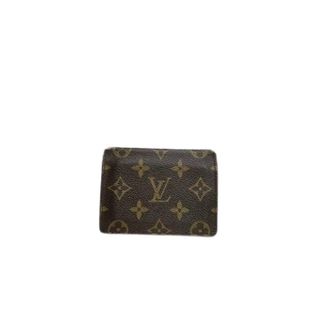 Louis Vuitton Portefeuille en cuir Pre-owned - Femme - Pre-owned - Brun - Taille: ONE Size