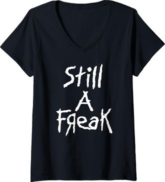 Korn Damen Korn Still A Freak T-Shirt mit V-Ausschnitt T-Shirt mit V-Ausschnitt
