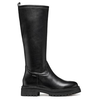 Geox Damen D IRIDEA Knee High Boot, Black, 40 EU