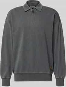 Carhartt Work in Progress Sweatshirt mit Polokragen