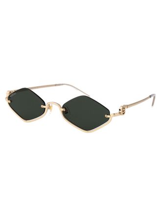 Gucci Womens Sunglasses Gg1604s Gold-Grey Gold-Gold-Grey Metal Gold/gold/grey