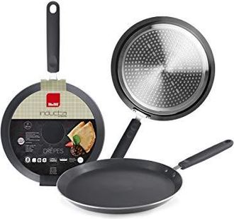 Ibili Po&ecirc;le &agrave; cr&ecirc;pes Inducta, 26 cm, Aluminium, Antiadh&eacute;sif, Compatible avec linduction