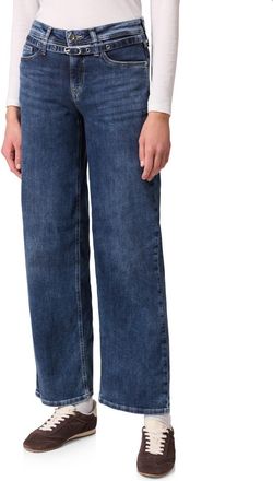 Street One Wide Leg Jeans Medium Blue Soft Washed 26