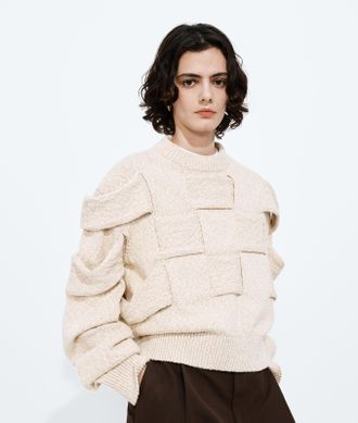 Bottega Veneta Pull En Coton Intrecciato - Bottega Veneta