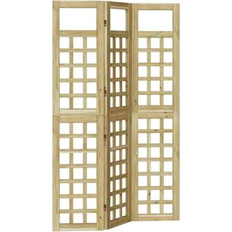vidaXL Cran dintimit&eacute; ext&eacute;rieur Marron 120 x 180 cm Pin impr&eacute;gn&eacute; Vidaxl