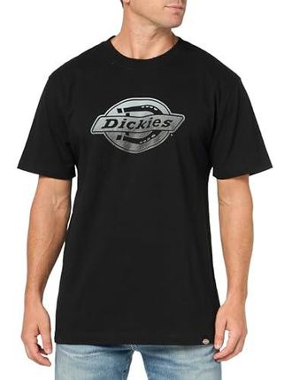 Dickies Mens Short Sleeve Logo Graphic T-Shirt, Knit Black, M