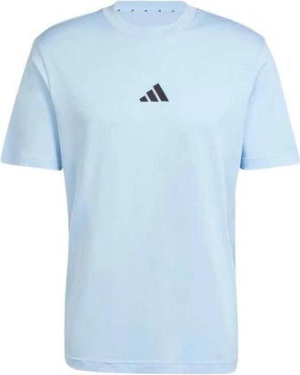 adidas Homme, Tops, Bleu, Taille: L Essentials Small Logo T-Shirt