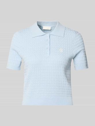 LeGer By Lena Gercke Regular Fit Poloshirt aus Viskose-Mix Modell Manolja