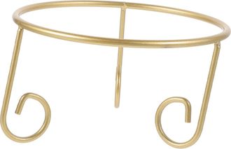 BESPORTBLE Kristallkugel-straßenlaterne Disco-Kugel-pflanzgefäß Ball Steht Für Die Anzeige Blick Stehen Basis Der Schneekugel Kugellampe Solarkugelleuchten Rahme