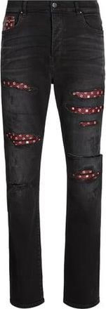 Amiri Jean d&eacute;chir&eacute; empi&egrave;cements paisley