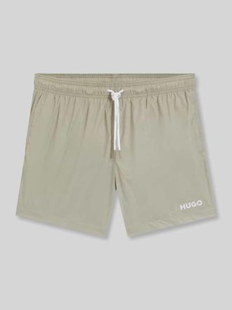 HUGO BOSS Badehose mit Tunnelzug Modell HAITI