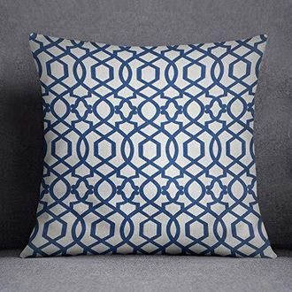 Bonamaison Le Jardin du Lin Kissenhüllen, Cotton, Mehrfarbig, 45x45