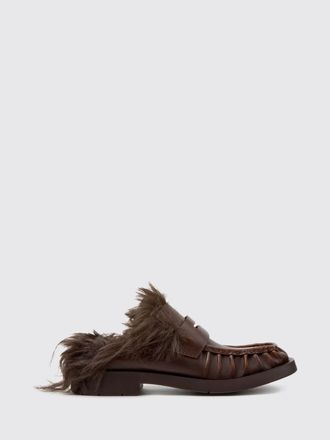 Camperlab Mules Mil 1978 en cuir lisse avec doublure en fourrure