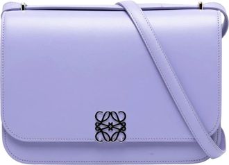 Loewe Sac bandouli&egrave;re en cuir Pre-owned - Femme - Pre-owned - Violet - Taille: ONE Size