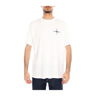 Thinking Mu Pescatore Zach T-shirt - - Tops - Herren - Wei&szlig; - L