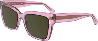 Calvin Klein Jeans Femme, Accessoires, Rouge, Taille: 54 MM Lunettes de soleil