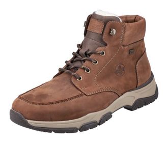 Rieker Winterboots RIEKER, Herren, Gr. 40, braun (braun, used), Leder, Schuhe Winterboots, mit wasserabweisender TEX_Membrane, Topseller