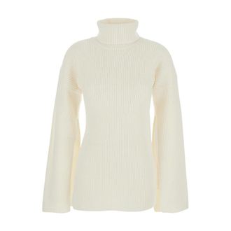 Toteme Pull &agrave; Col Montant - Femme - Pulls - Blanc - Taille: 36 FR