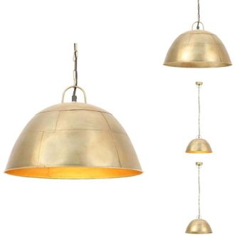 vidaXL Vidaxl - Lampe suspendue industrielle vintage 25 w Laiton Rond 41 cm E27 - Lampe Suspendue - Lampadaire - &Eacute;clairage Int&eacute;rieur - D&eacute;coration Int&eacute;rieure