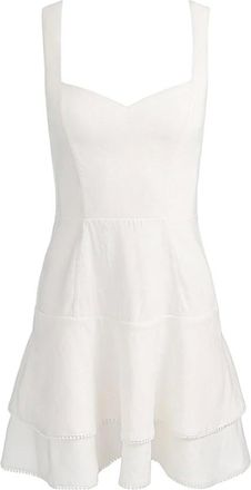 Alice & Olivia Femme, Robes, Blanc, Taille: 36 FR Miriam Sweetheart Mini Dress