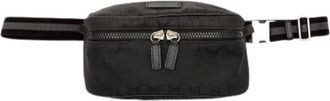 Gucci Sac banane en nylon Pre-owned - Femme - Pre-owned - Noir - Taille: ONE Size