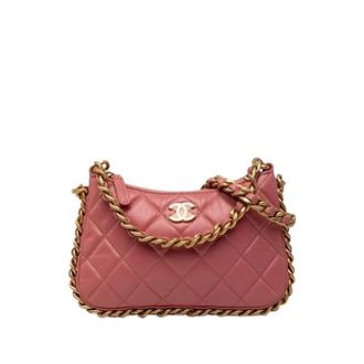 Chanel Pre-owned Vintage Quilted Satchel - - Pre-owned - Damen - Rosa - ONE SIZE