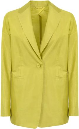 Max Mara Femme, Vestes, Jaune, Taille: 38 FR Veranda Blazer