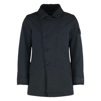 Stone Island Homme, Vestes, Bleu, Taille: M Techno Fabric Jacket