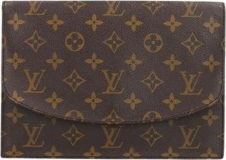 Louis Vuitton Sac pochette vintage doccasion - Femme - Pre-owned - Brun - Taille: ONE Size