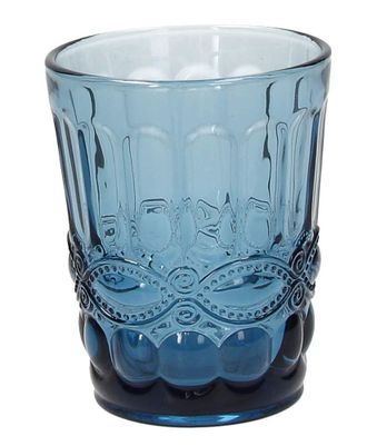 Tognana 6er Set Wasserglas Madame, azurblau, 230 ml. Volumen