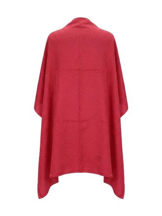 Givenchy Womens Red Silk Foulard Accessory