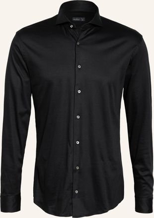 van Laack Van Laack Jerseyhemd Per Tailor Fit schwarz