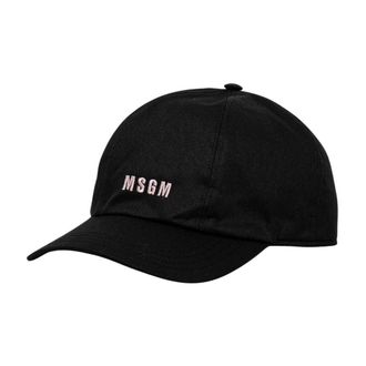 Msgm Micro Logo Baseball Cap - - Accessories - Damen - Schwarzk - ONE SIZE