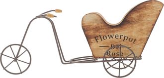 BESPORTBLE Toyvian Vintage Fahrrad Dekoration Aus Eisen Kleiner Tisch Pflanzenhalter Metallmodell Dekorativer Blumentopf Für Schreibtisch Und Wohnraum