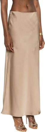 Pennyblack Femme, Jupes, Beige, Taille: 42 FR Double Satin Skirt