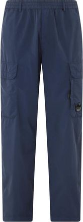 C.P. Company C.p. Company, Homme, Pantalons, Bleu, Taille: S Flatt Nylon Loose Cargo Lens Pants
