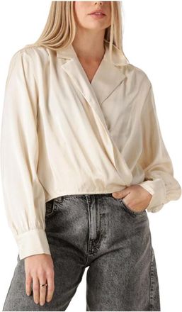 Another Label Damen, Blusen & Hemden, Beige, SGr&ouml;&szlig;e