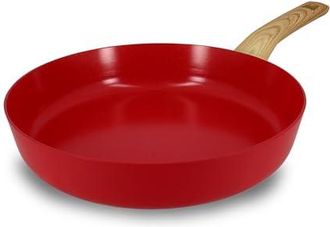 Menastyl Cuisson Po&ecirc;le 28cm Colorama magenta - En Aluminium - Rev&ecirc;tement antiadh&eacute;sif en c&eacute;ramique - Tous feux dont induction