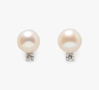 Kate Spade New York Kate Spade Fine Meant To Be Pearl & Diamond Ohrstecker