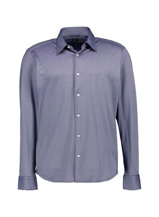 HUGO BOSS Herren Hemd blau