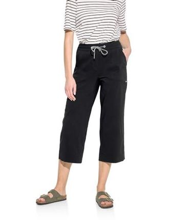 Cecil B377715 Pantalon 3/4, Noir, S / 24L Femme, Black, Womens