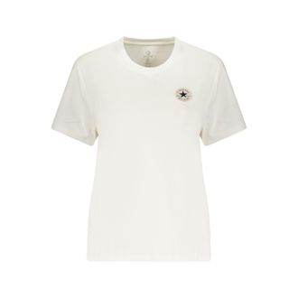 Converse Bianco Baumwolle Damen T-Shirt