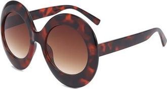 Generic Lunettes De Soleil Rondes À Grande Monture For Hommes Plage For For Les Déplacements En Plein Air(Multi-colored)