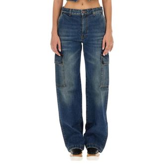 Stella McCartney Femme, Jeans, Bleu, Taille: W27 Cargo Loose-fit Jeans