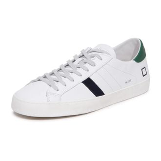 D.A.T.E. Low Calf Wei&szlig;e-Gr&uuml;ne Schuhe - - Shoes - Herren - Wei&szlig; - 43 EU